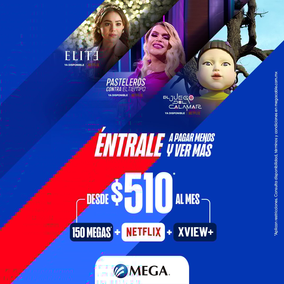 Planes de Internet Megacable Television Xview: ¡contrata al mejor precio!